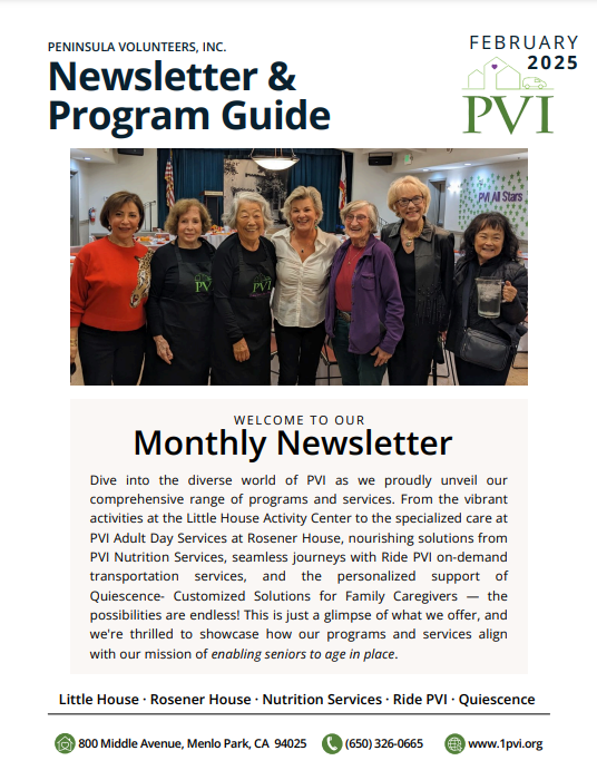 Monthly PVI Activity Guides - PVI